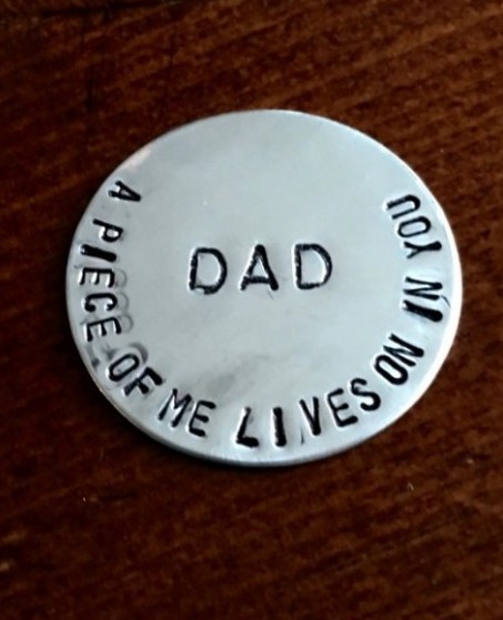 Personalized Memorial Pocket Token | kandsimpressions
