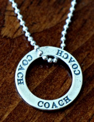 Coach Necklace Gift- sterling silver | kandsimpressions