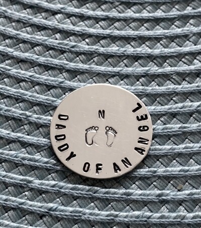 personalized memorial pocket token | kandsimpressions